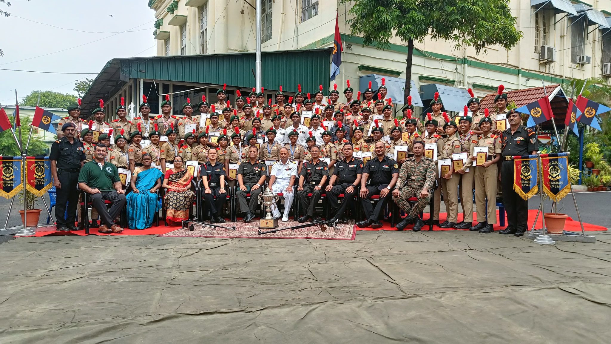 TAMILNADU NCC DIRECTORATE FELICITATES CADETS - CNN O TV